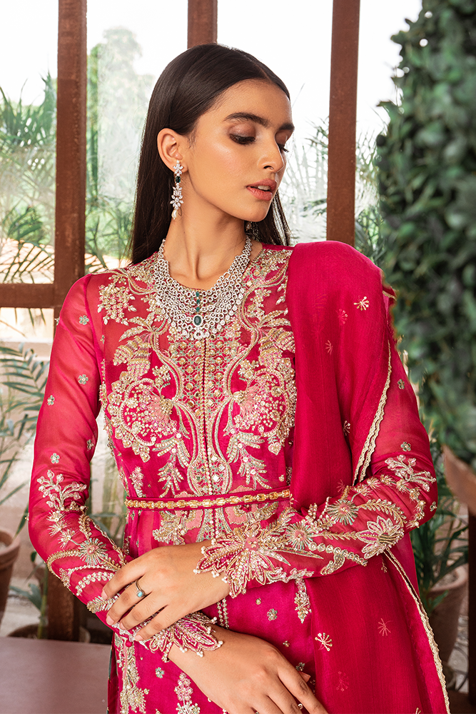 FUCHSIA ROSE-Aura -RTW Luxury FORMALS Suffuse By Sana Yasir